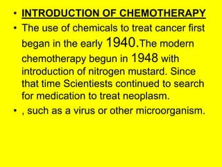 Chemotherapy and rdiotherapy by heena mehta | PPTX