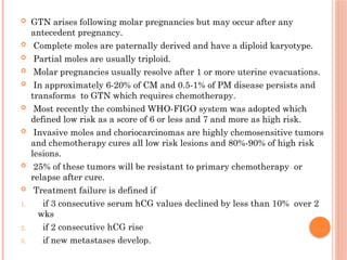 CHEMOTHERAPY FOR RESISTANT OR RECURRENT GESTATIONAL TROPHOBLASTIC ...