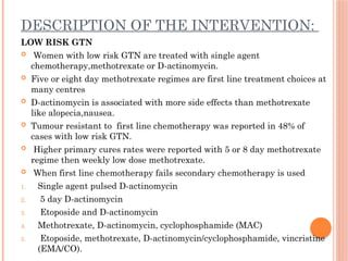 CHEMOTHERAPY FOR RESISTANT OR RECURRENT GESTATIONAL TROPHOBLASTIC ...