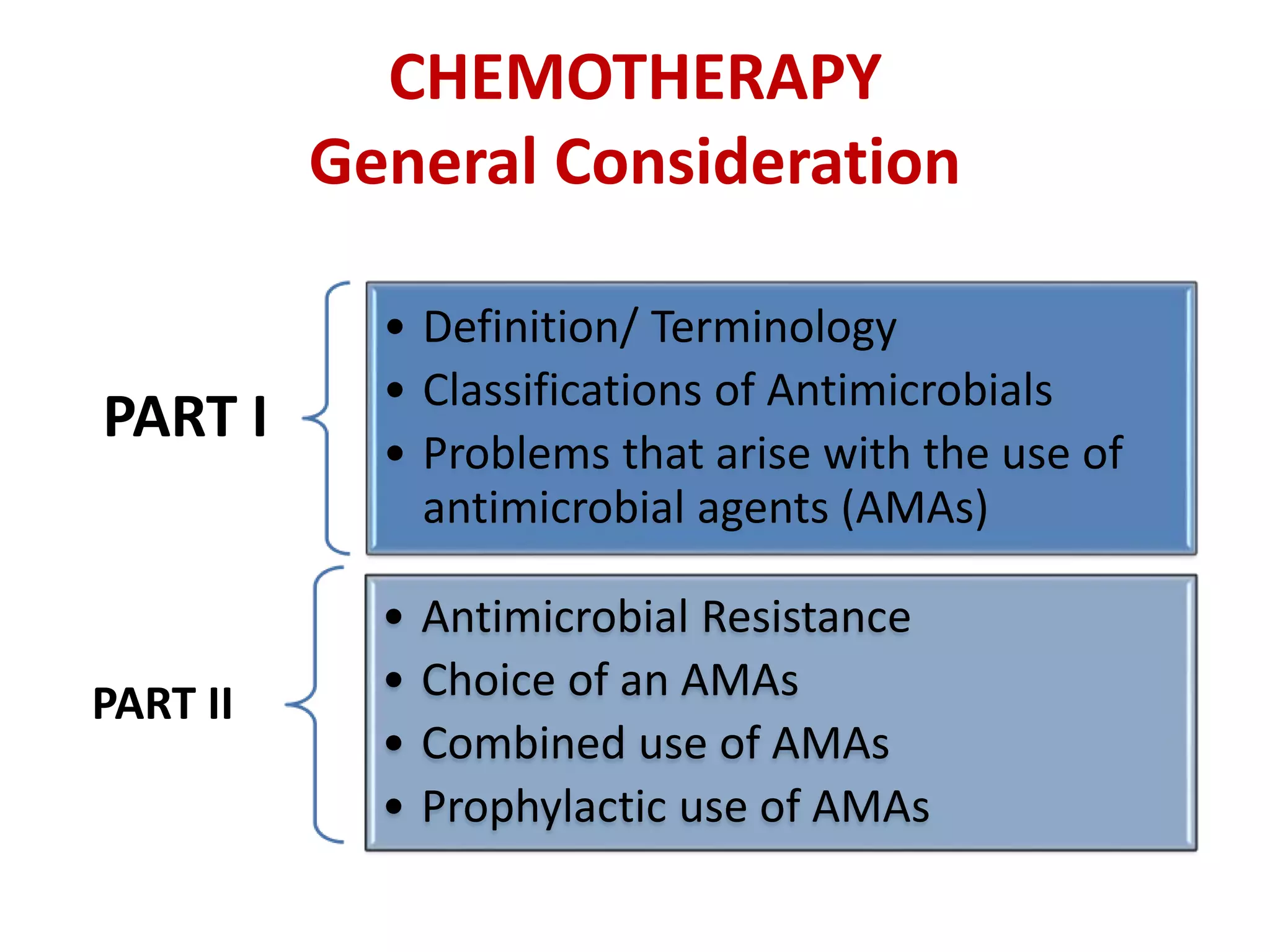 Chemotherapy i general consideration | PPTX