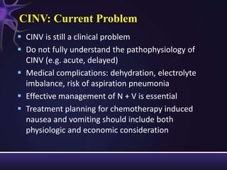 Chemotherapy induced nausea and vomiting | PPTX