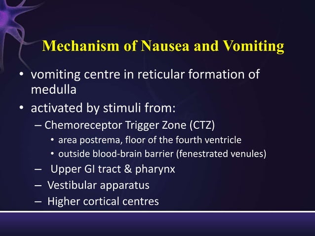 Chemotherapy induced nausea and vomiting | PPTX