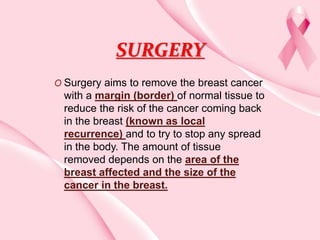 Chemotherapy of breast cancer | PPTX