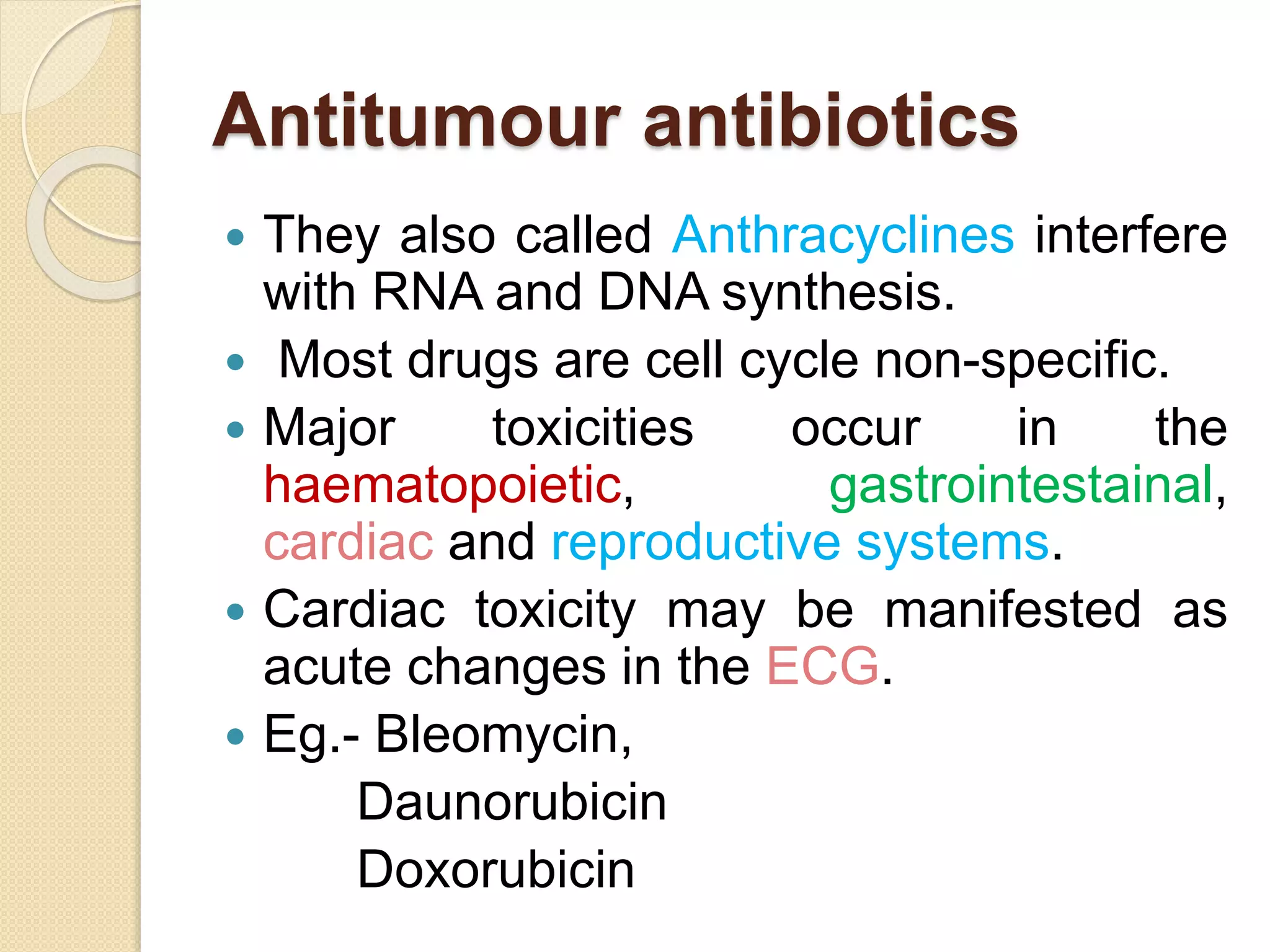 Chemotherapy of cancer | PPTX