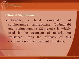 Chemotherapy of malaria | PPTX