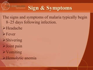 Chemotherapy of malaria | PPTX