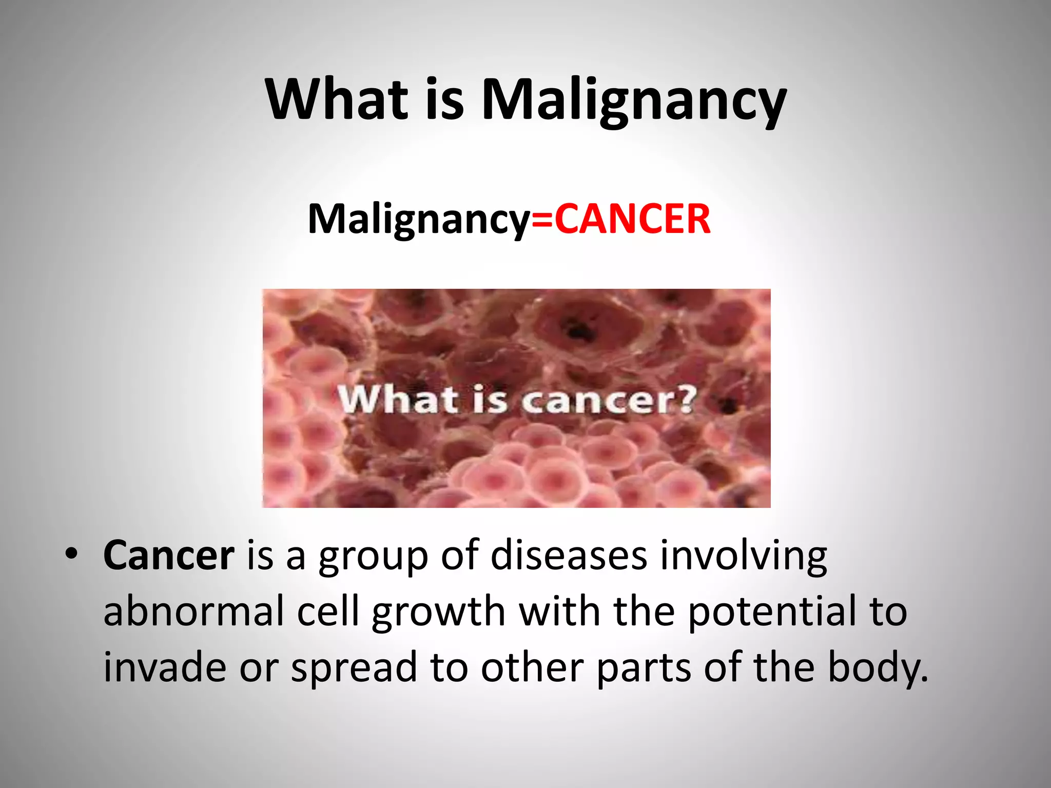 Chemotherapy of malignancy | PPTX
