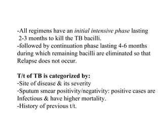 Chemotherapy of tuberculosis | PPT
