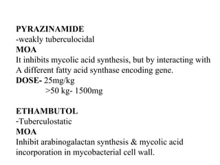 Chemotherapy of tuberculosis | PPT