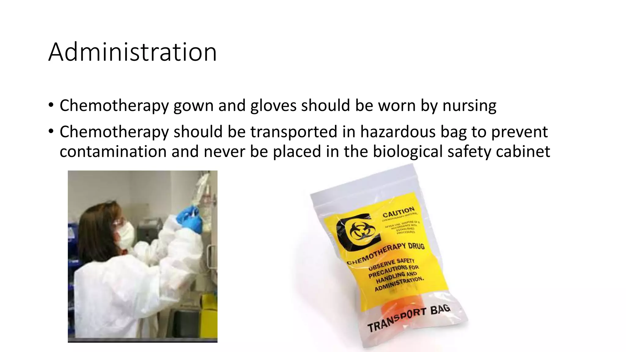 Chemotherapy safety and handling-Thao's presentation | PPTX