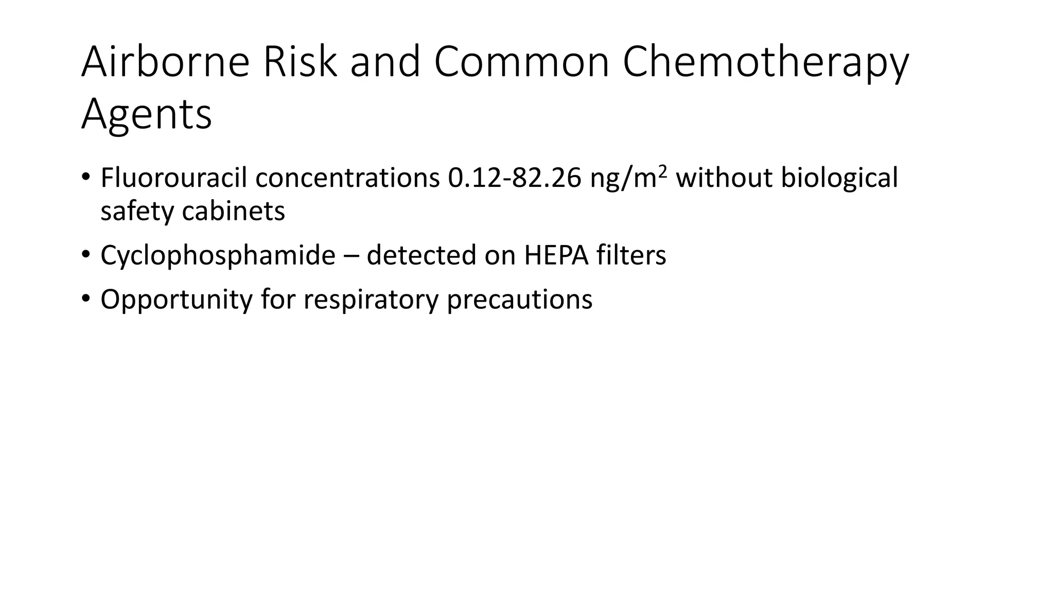 Chemotherapy safety and handling-Thao's presentation | PPTX