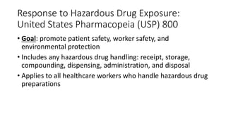 Chemotherapy safety and handling-Thao's presentation | PPTX