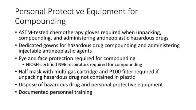 Chemotherapy safety and handling-Thao's presentation | PPTX