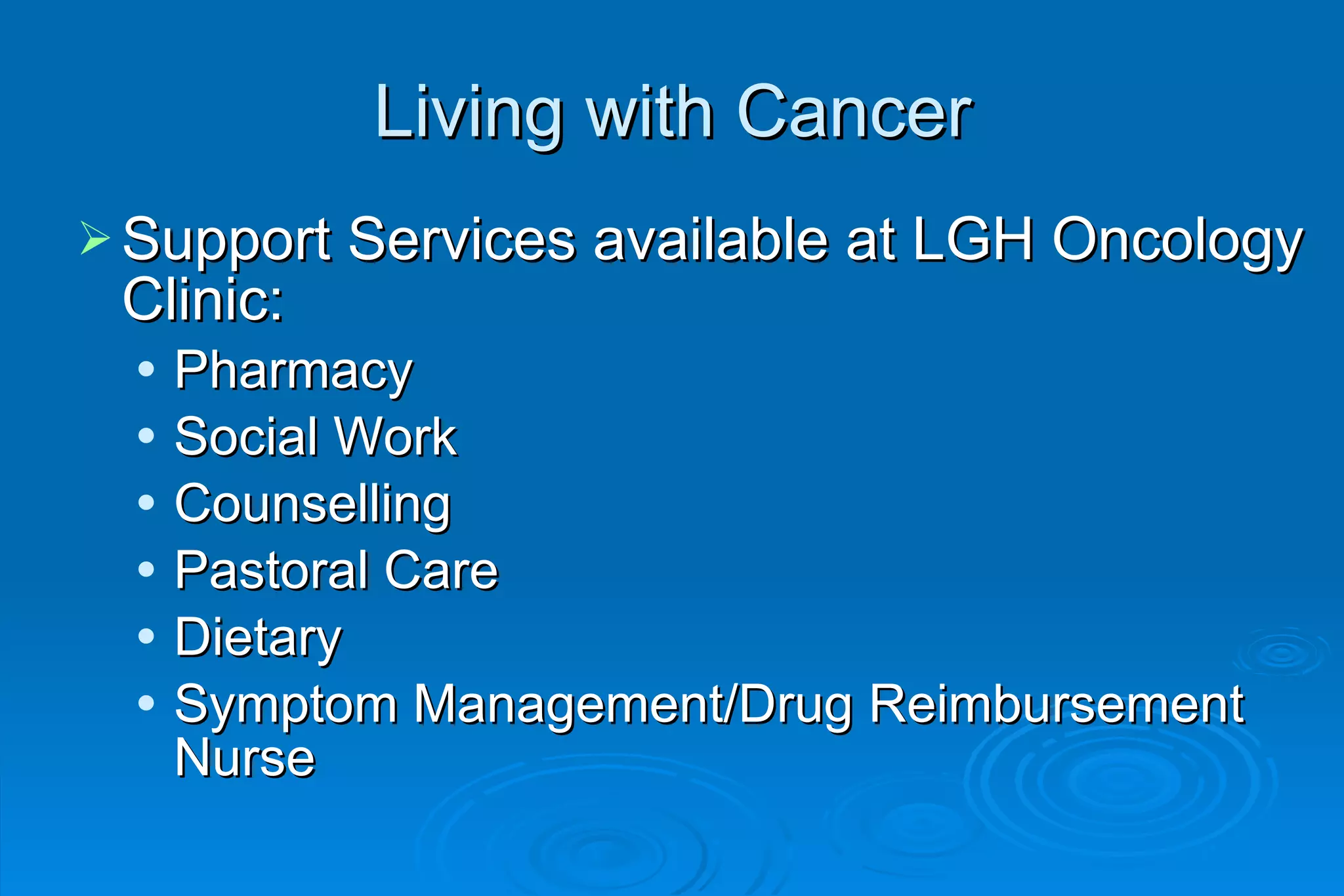 Chemotherapy treatment education | PPT