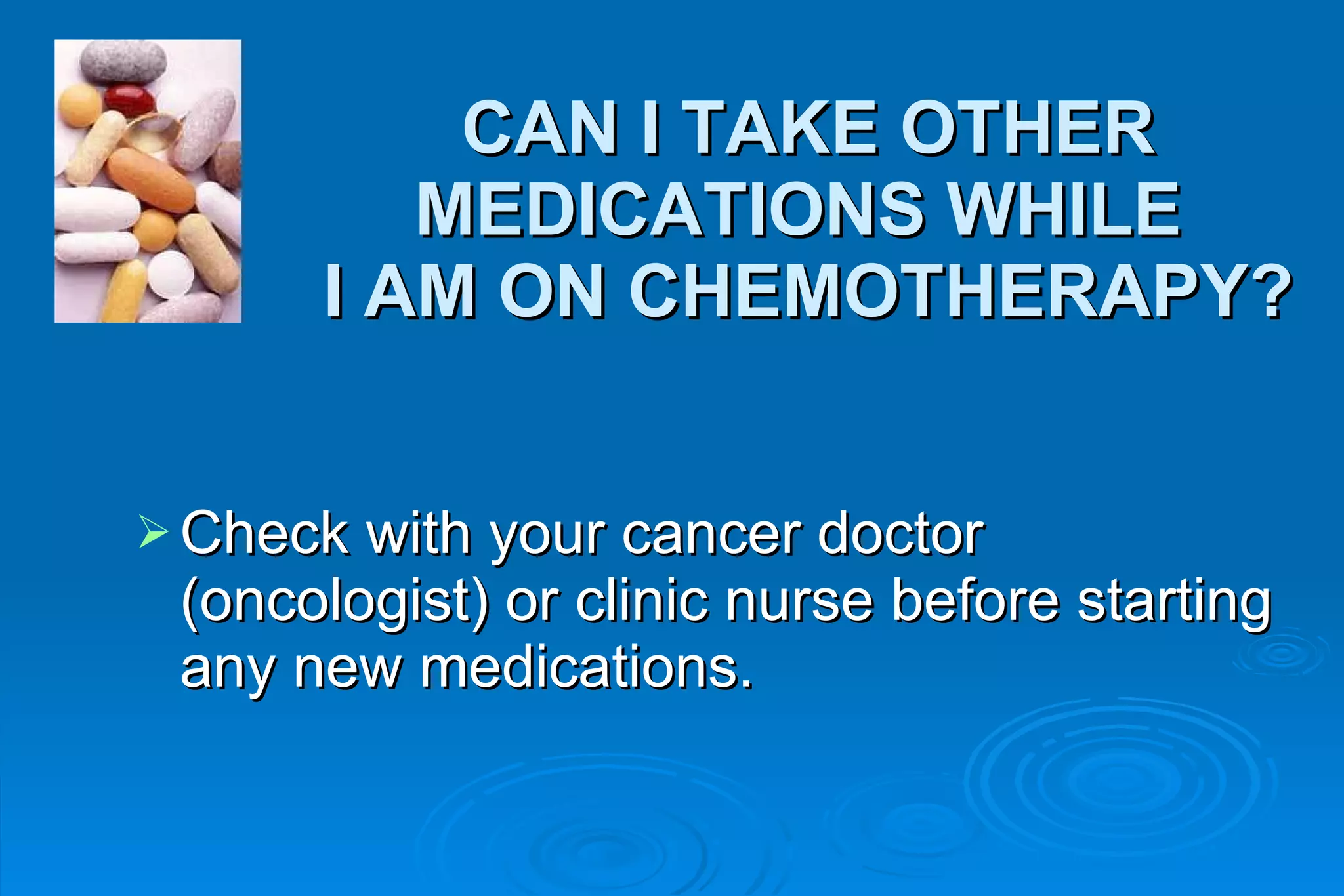 Chemotherapy treatment education | PPT
