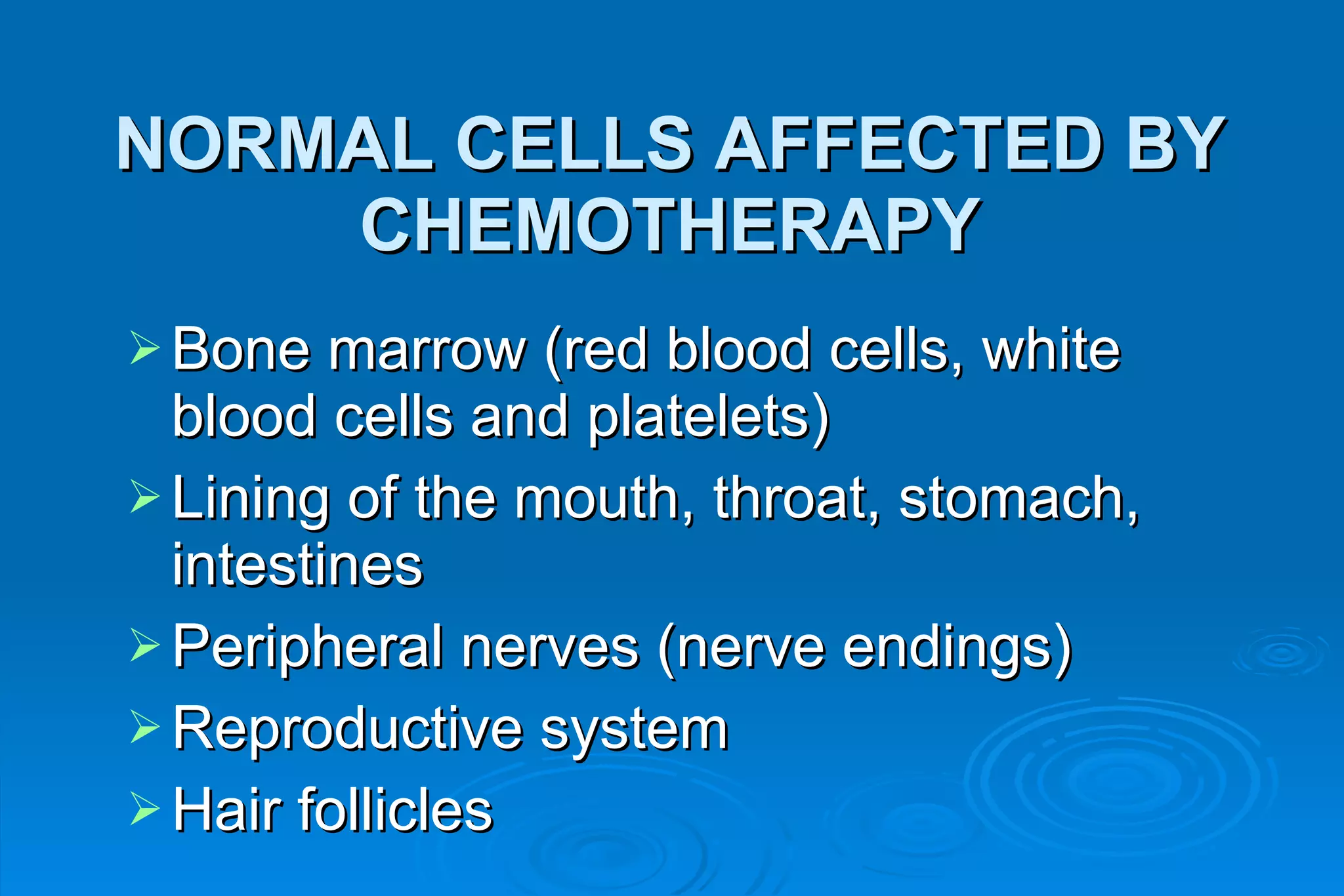 Chemotherapy treatment education | PPT