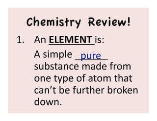 Chem Packet | PPT