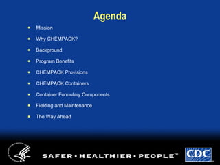 Chempack publicly cleared brief | PPT