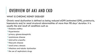 biochemical analysis of acute kidney injury and chronic kidney disease ...