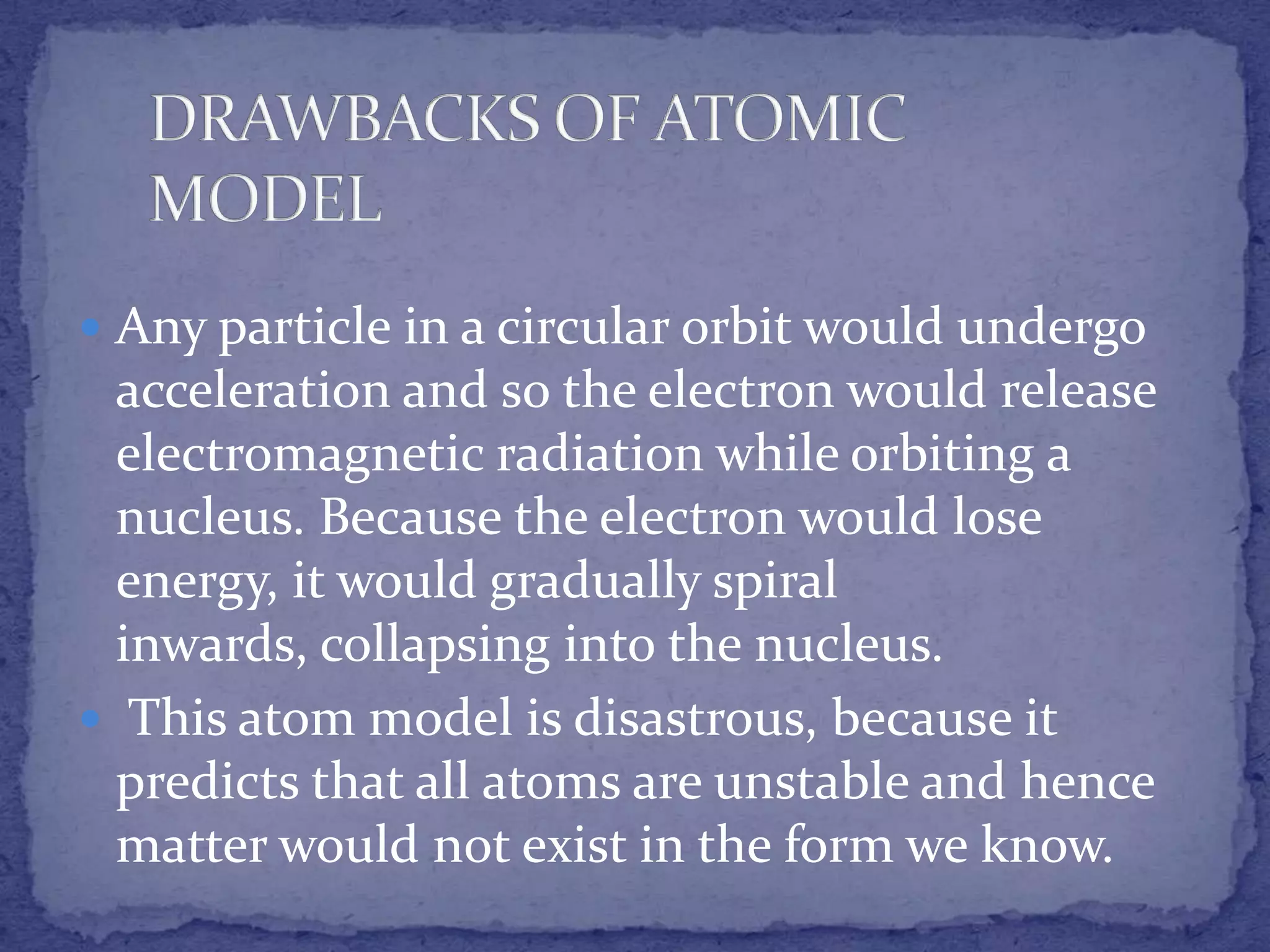 atomic models | PPTX