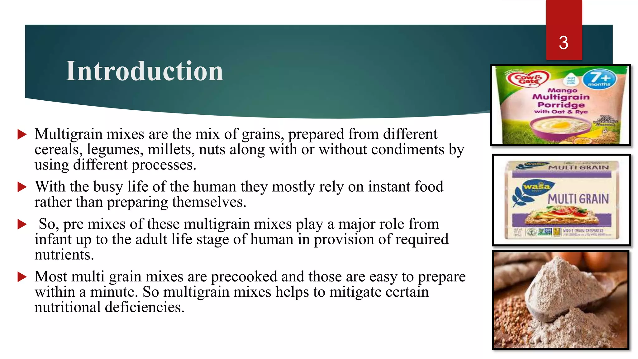 multigrain mixes | PPTX