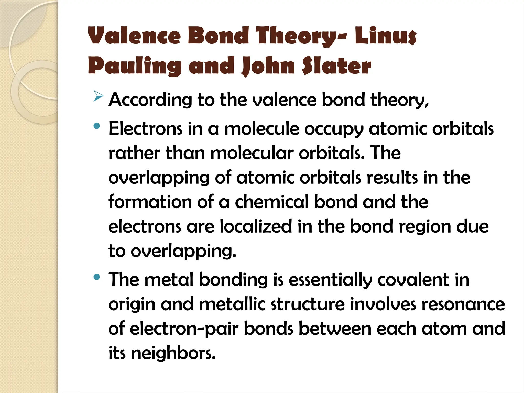 Covalent bond, valence bond theory and its limitations | PPTX