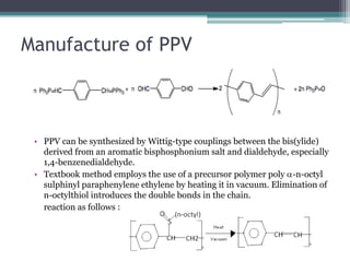 Polyparaphenelene vinylene by pushkar badgujar | PPT