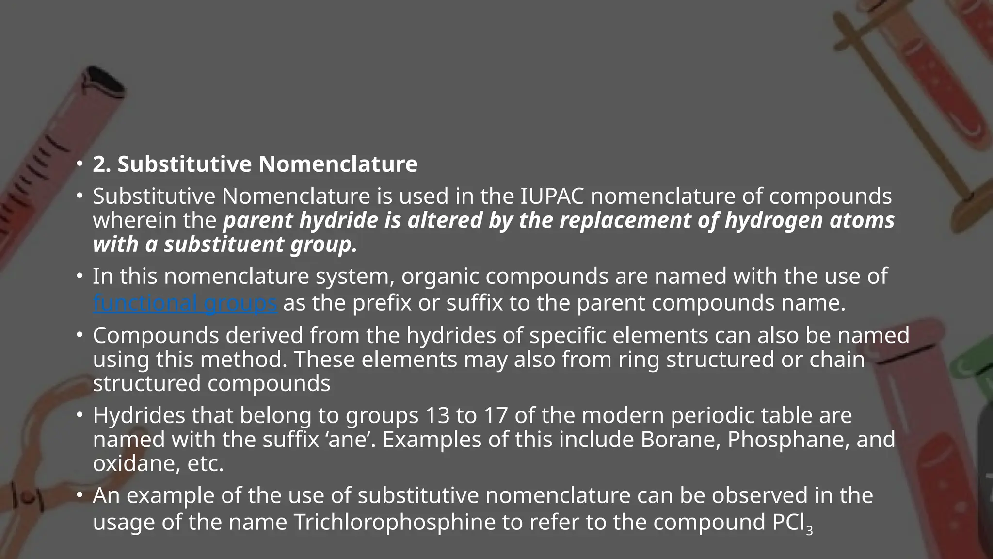 ORGANIC CHEMISTRY NOMENCLEATURE , CLASSIFICATION. | PPTX