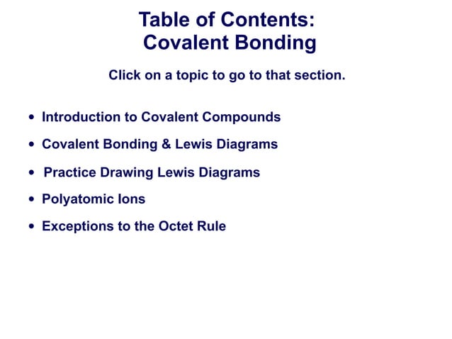 Covalent bonding Lewis Diagrams | PDF