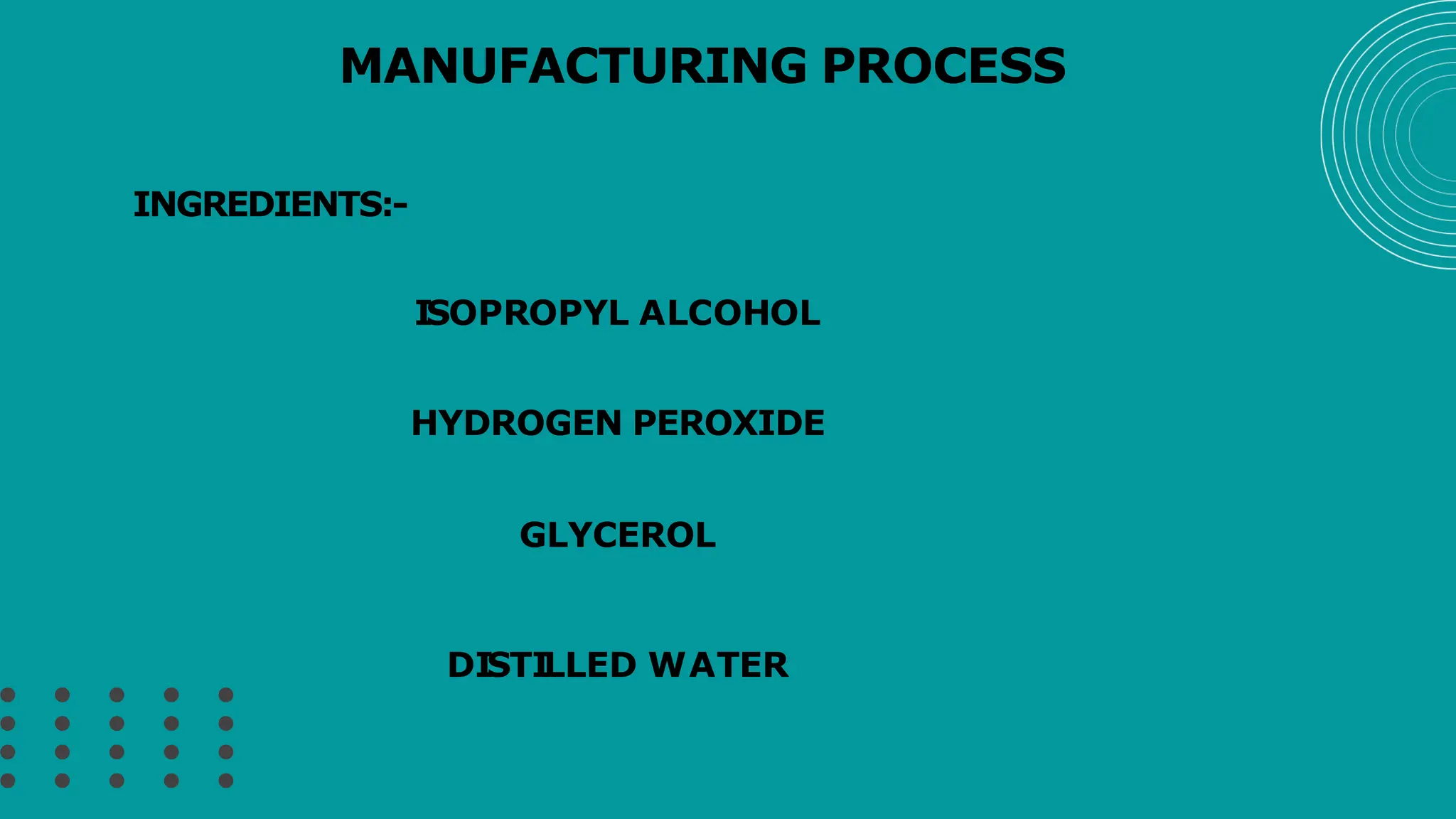 Hand Sanitizer Chemical Engineering Prototyping | PPTX