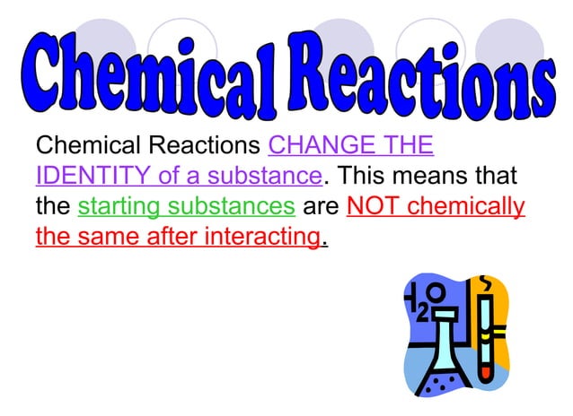 Chem reactions | PPT | Chemistry | Science