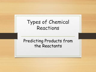 Types of Chemical Reactions - Reactant and Product.pdf