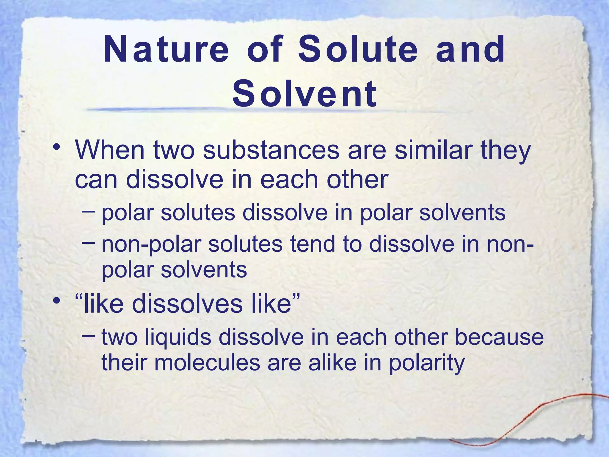 Factors Affecting Solubility | PPT