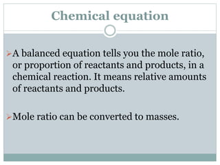 Chemical reaction | PPTX