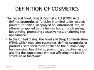 CHEMISTRY ALL ABOUT 9 GRAD COSMETICS.pptx