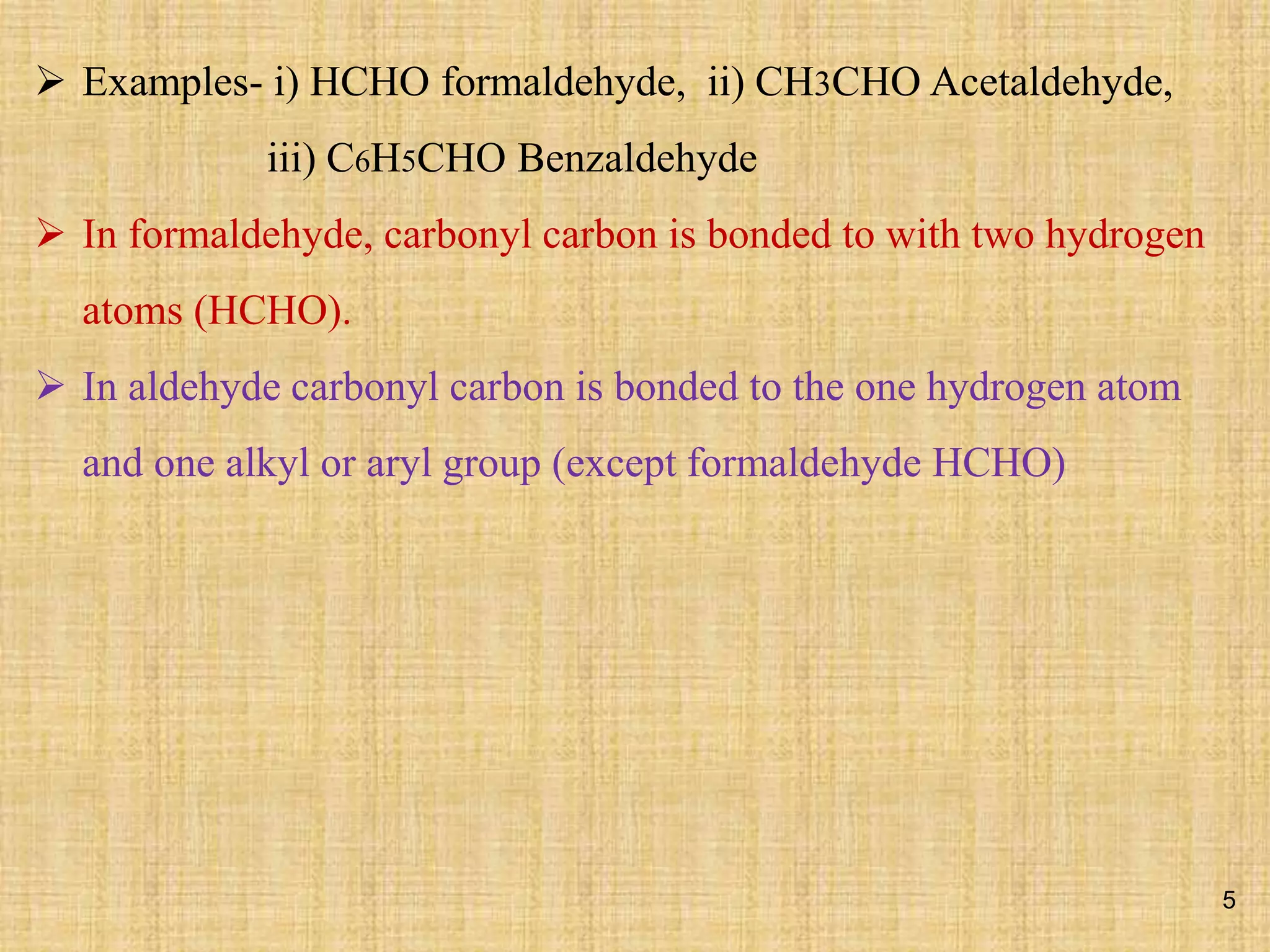 Chem sem iii unit-iii aldehyde part-i | PPT