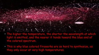 chemistry of fireworks | PPTX