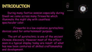 chemistry of fireworks | PPTX