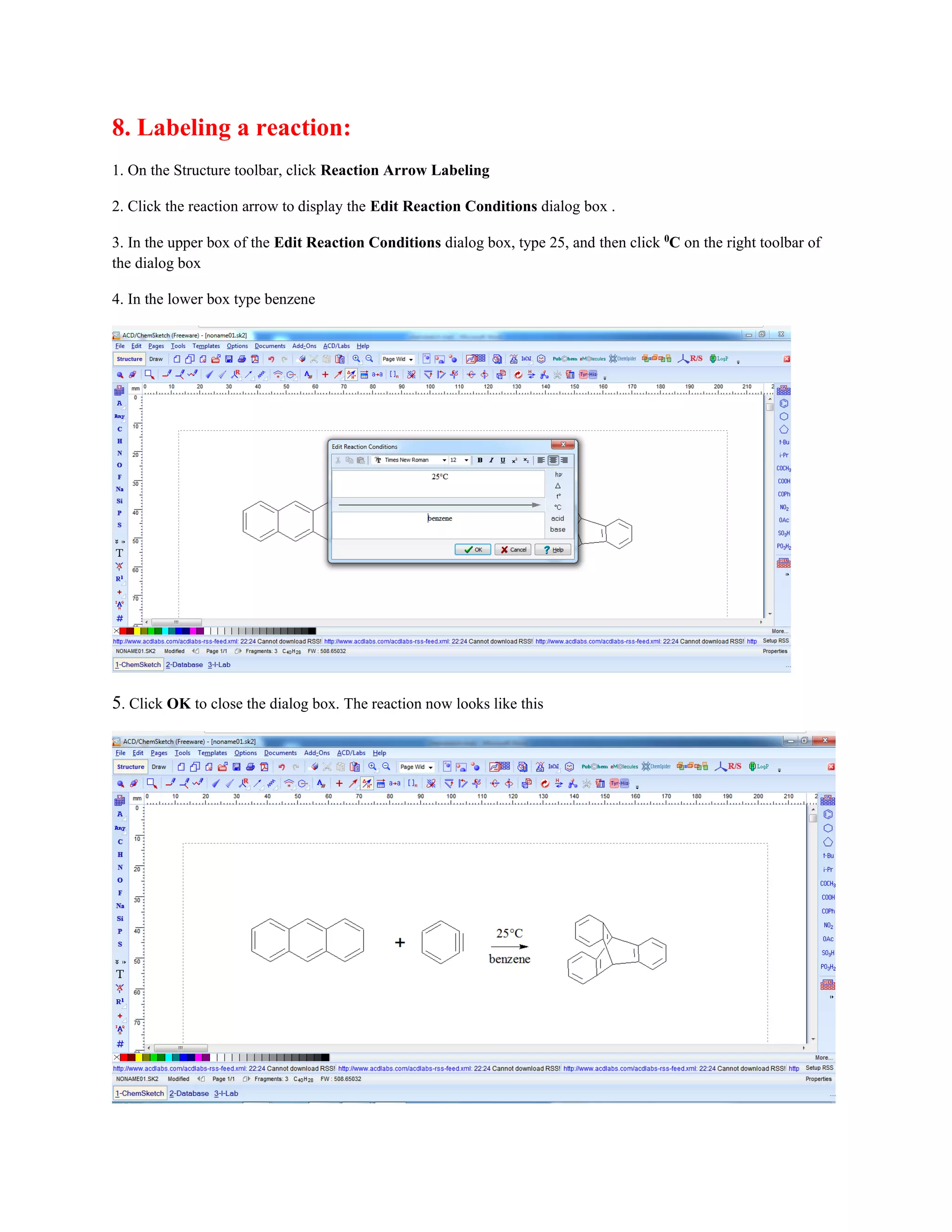 Chemsketch tutorial | PDF