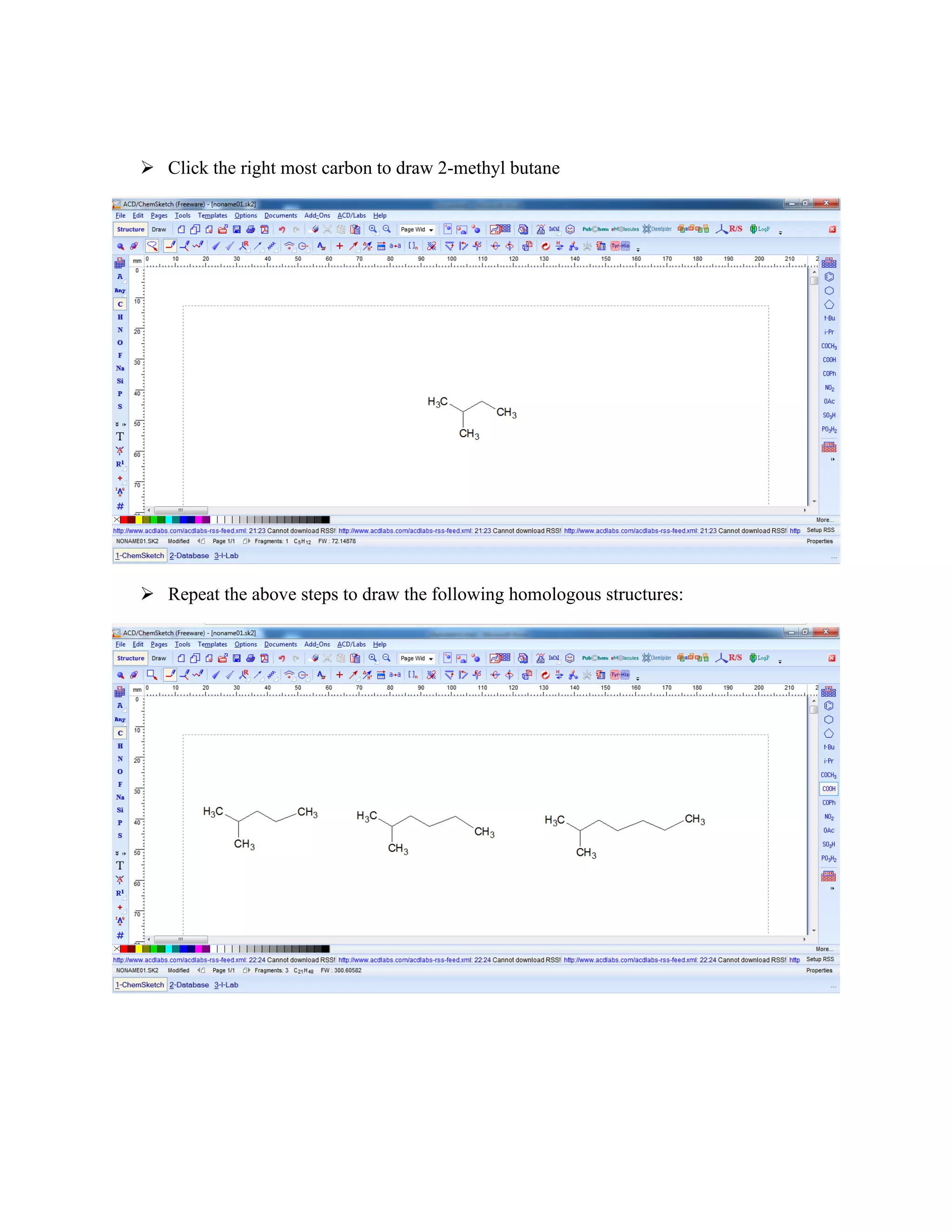 Chemsketch tutorial | PDF