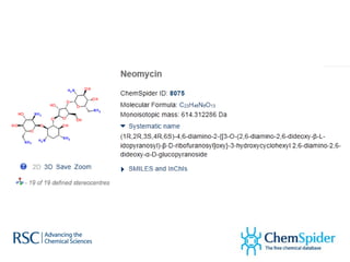 Chem spider as a chemical term resolver | PPT