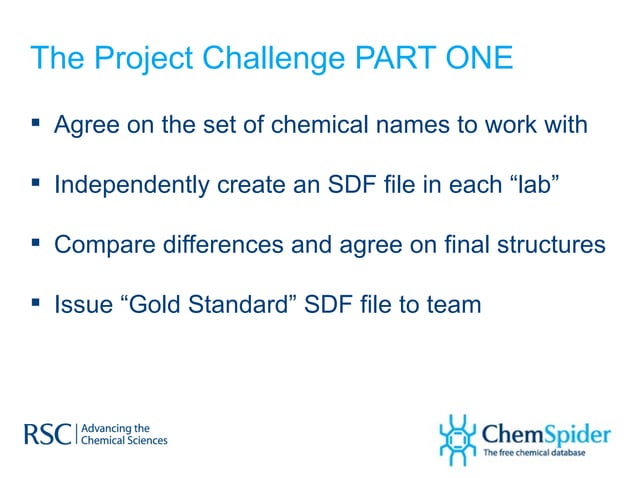 Chem spider as a chemical term resolver | PPT