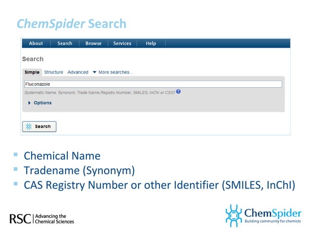 Chem spider introduction spring 2011 | PPT