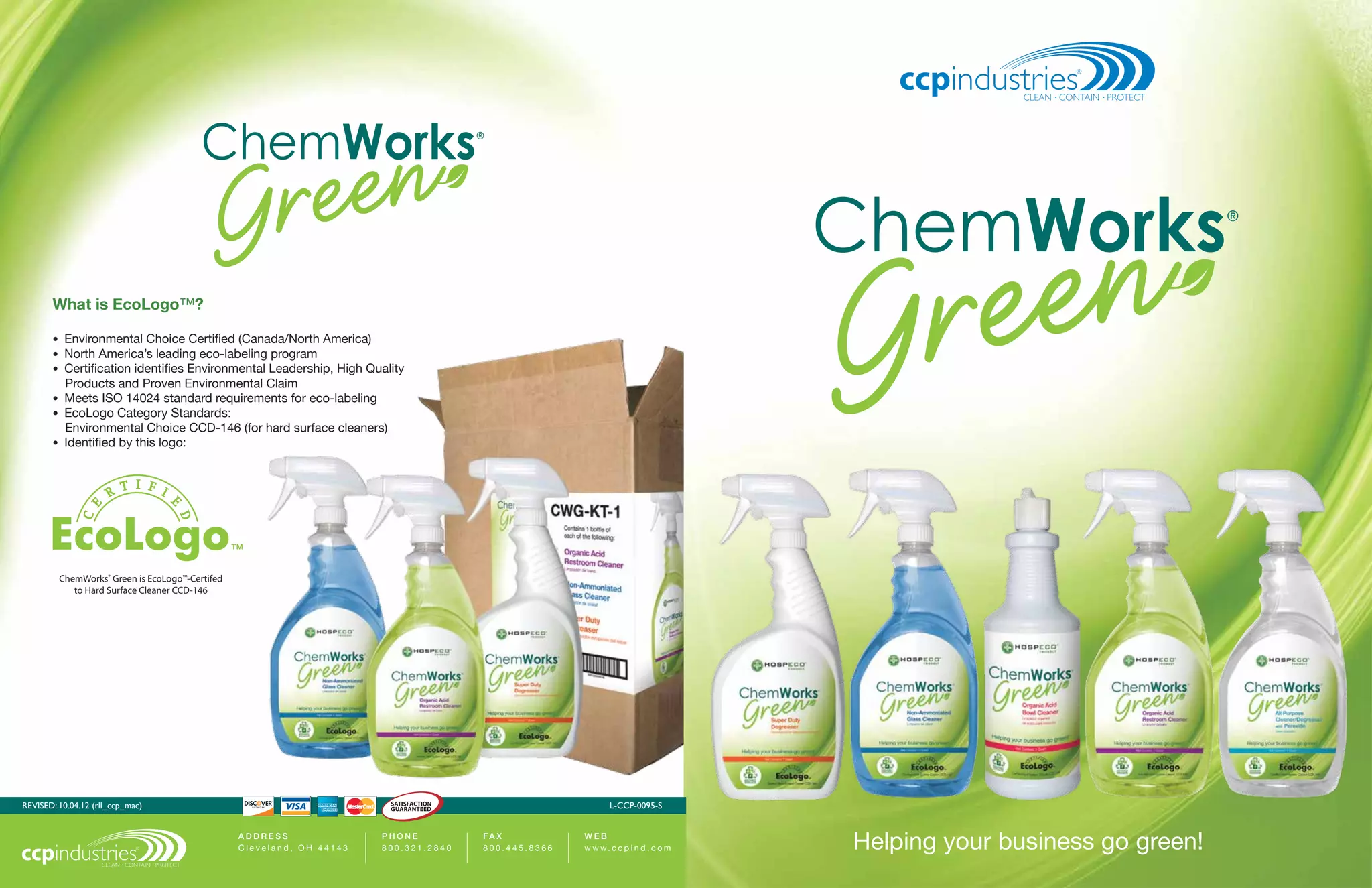 Chemworks Green Cleaning | PDF
