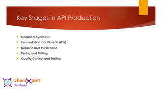 Chemxpert-15-Apr-API Manufacturing for Pharmaceutical Production.pptx