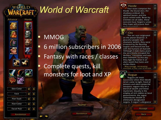 CSCL 2011: Enrollment of a New Actor to WoW Raiding | PPT