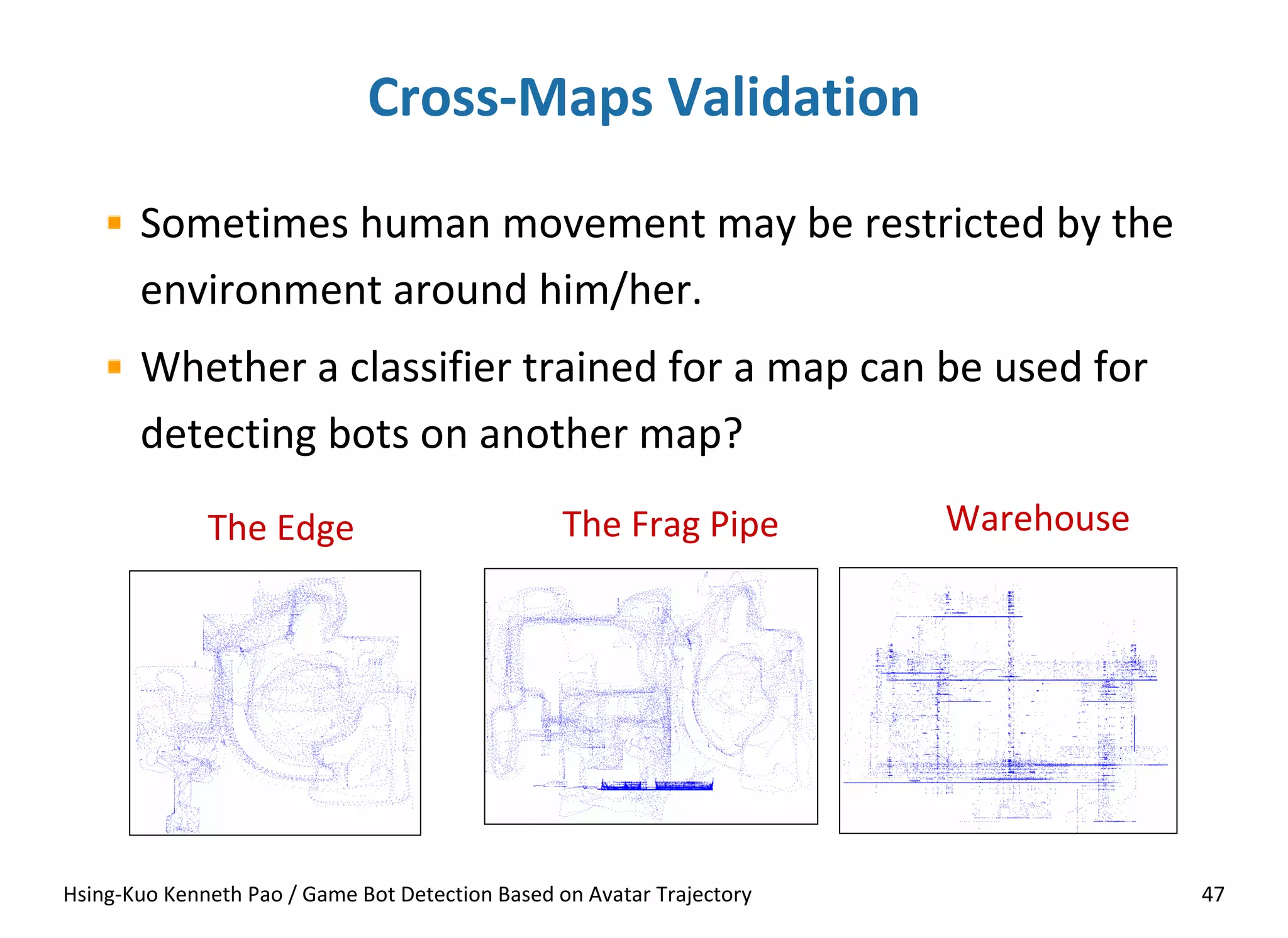 Game Bot Detection Based on Avatar Trajectory | PPT