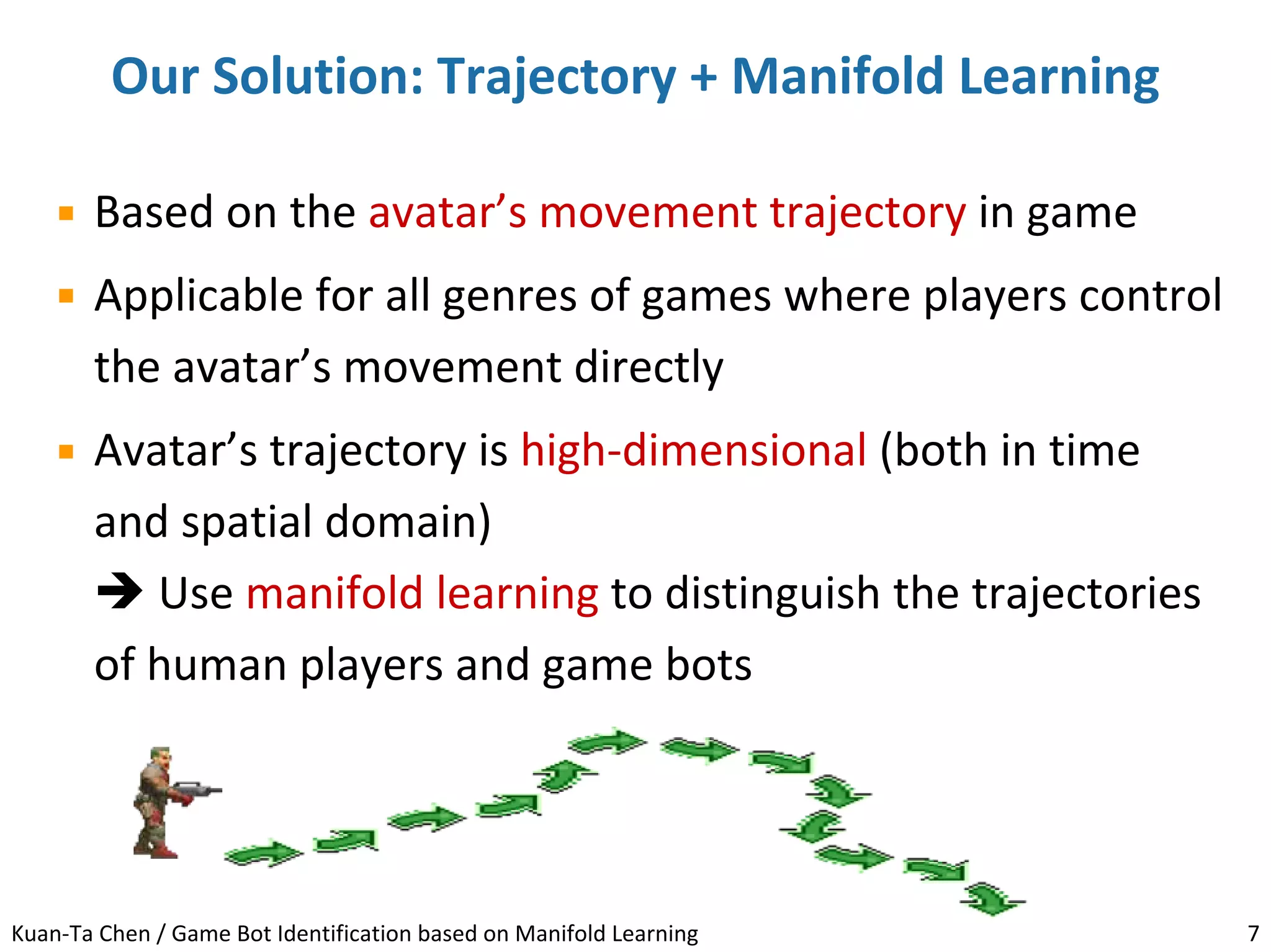 Game Bot Identification Based on Manifold Learning | PDF