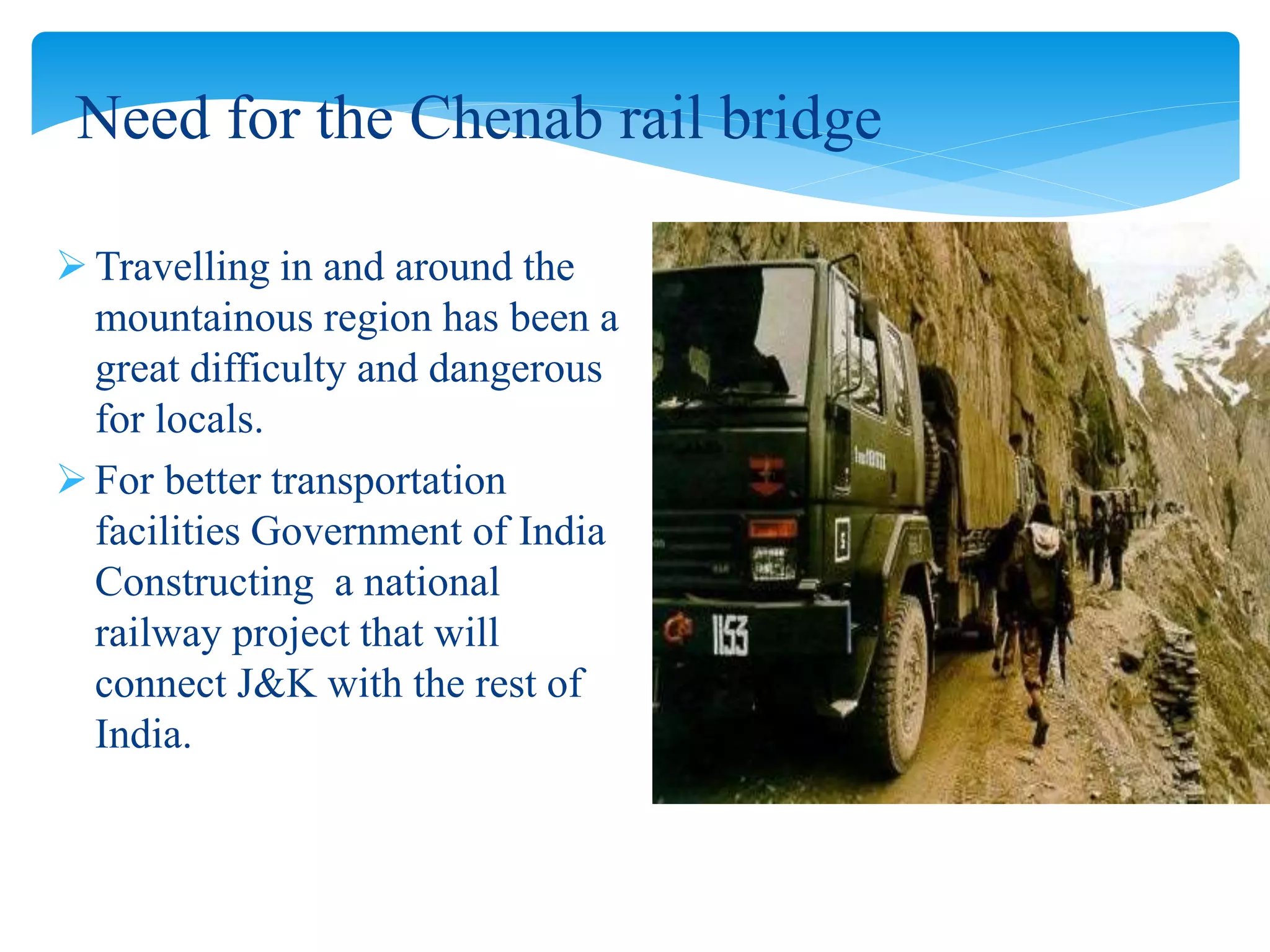 Chenab bridge ppt | PPTX