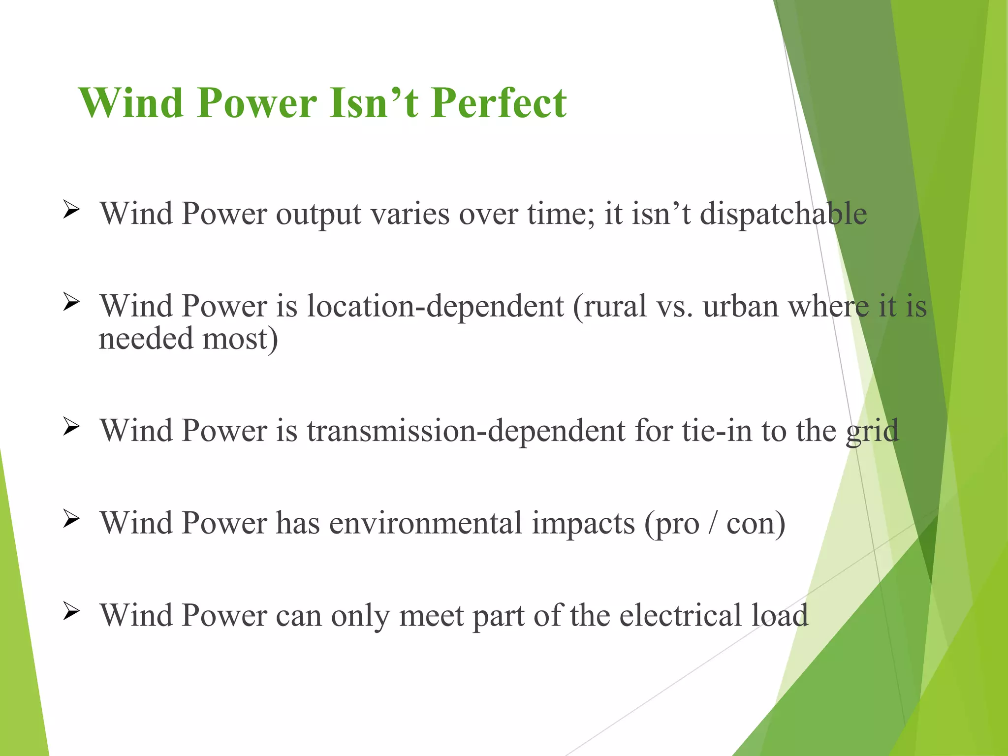 wind energy | PPT | Power and Energy Industry | Industries